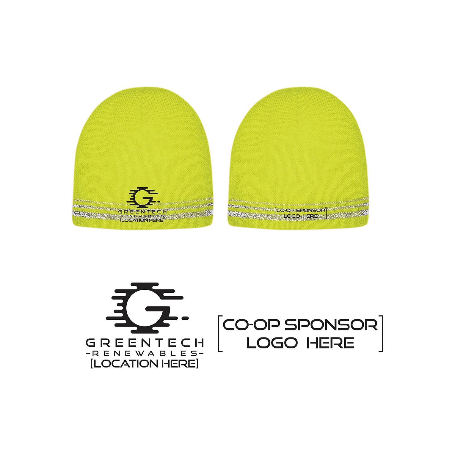CS804 Reflective Beanie with Embroidery – Greentech Renewables
